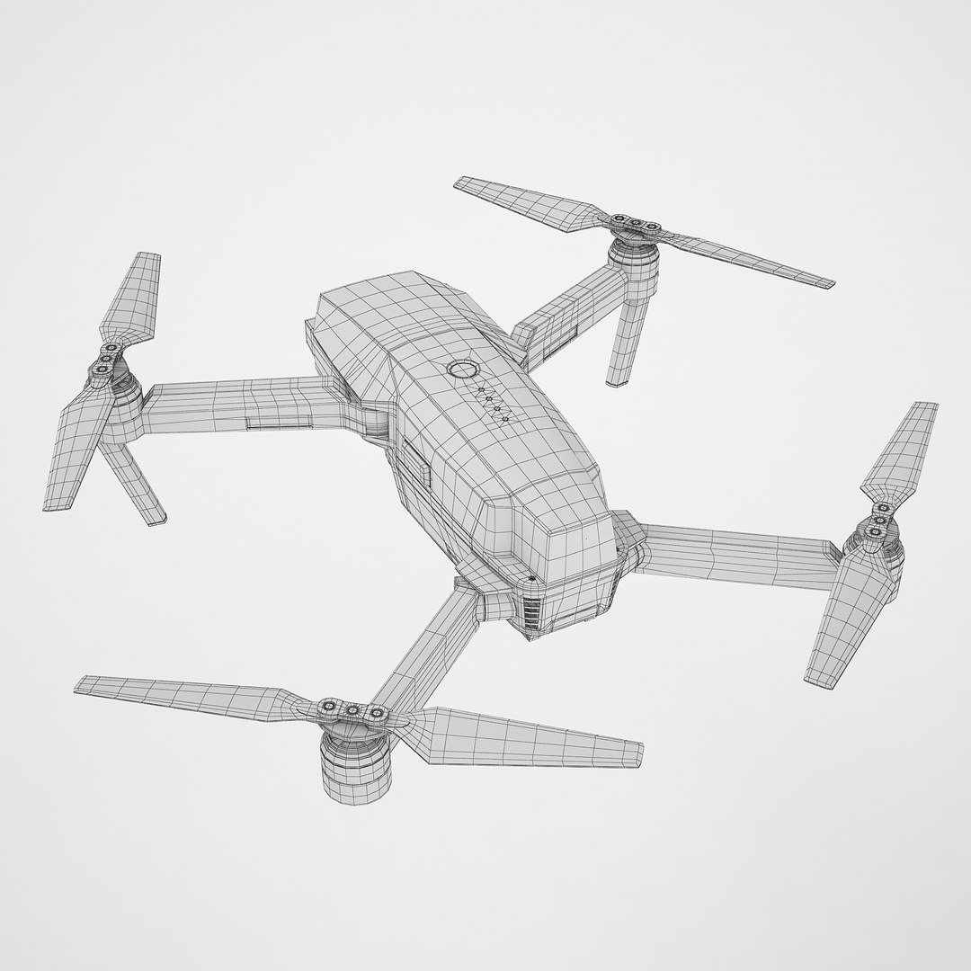Dji Mavic Pro 3D Model - TurboSquid 1333392