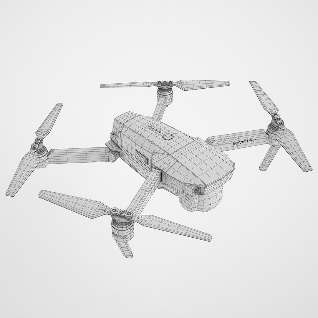 Dji Mavic Pro 3D Model - TurboSquid 1333392