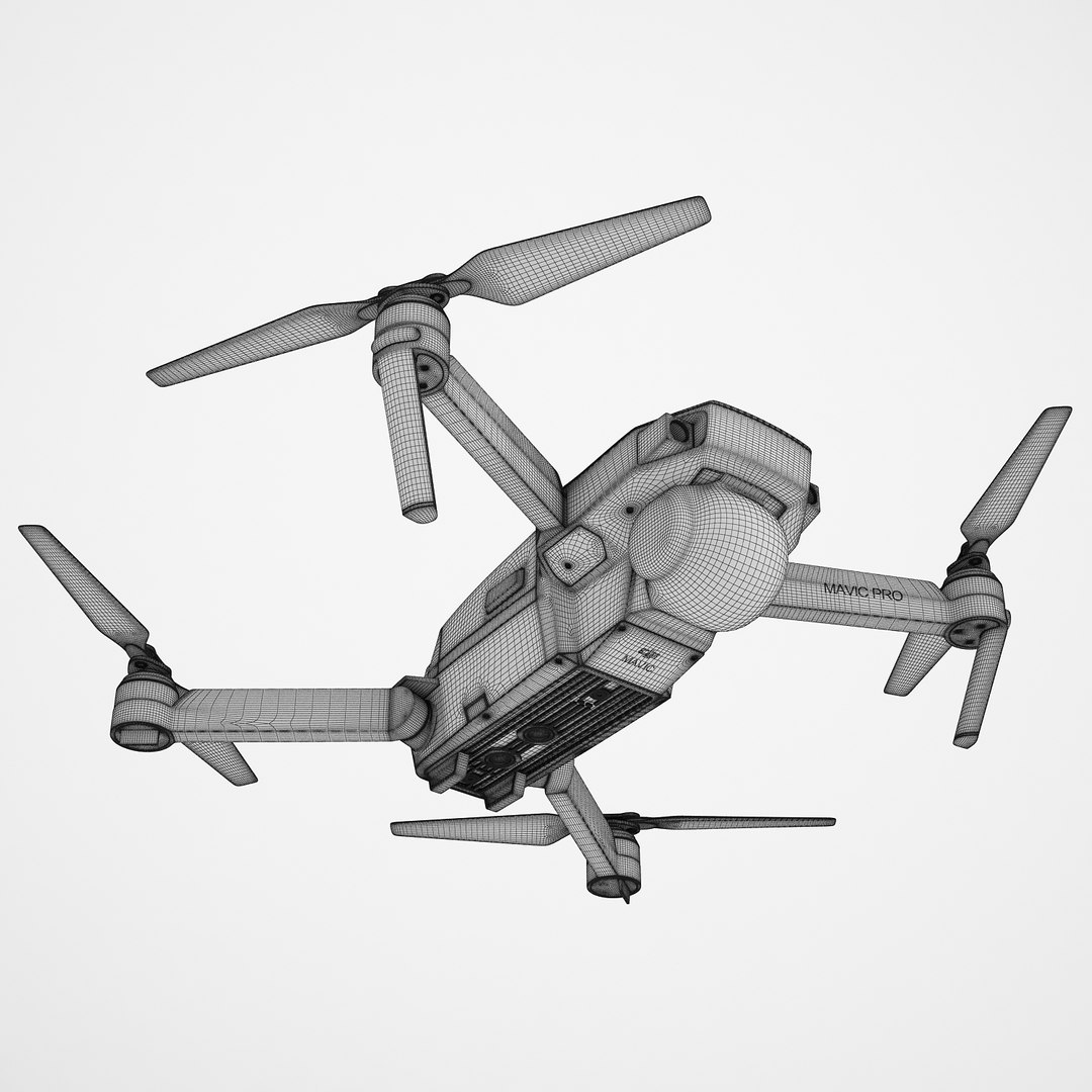 Dji Mavic Pro 3D Model - TurboSquid 1333392