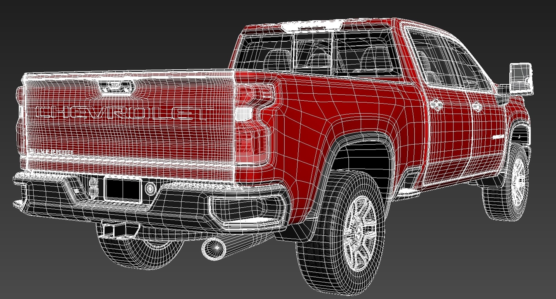 3D Chevrolet Silverado 2500HD 2020 Model - TurboSquid 2219545