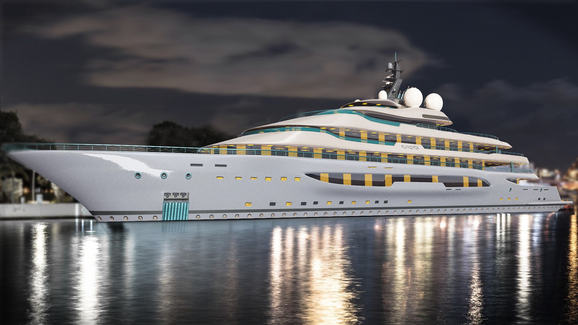 3D flying fox ship model - TurboSquid 1619280