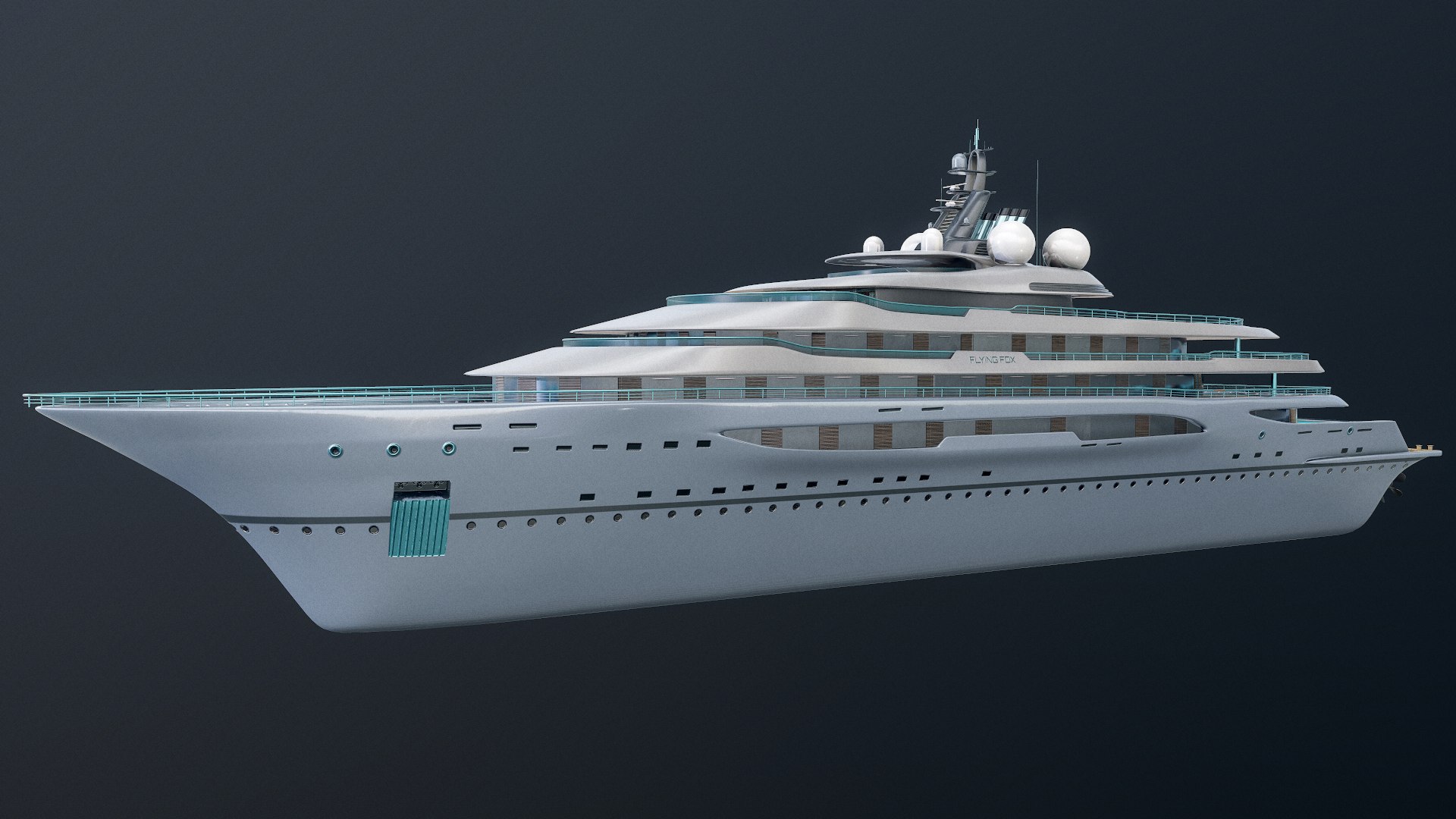 3D flying fox ship model - TurboSquid 1619280