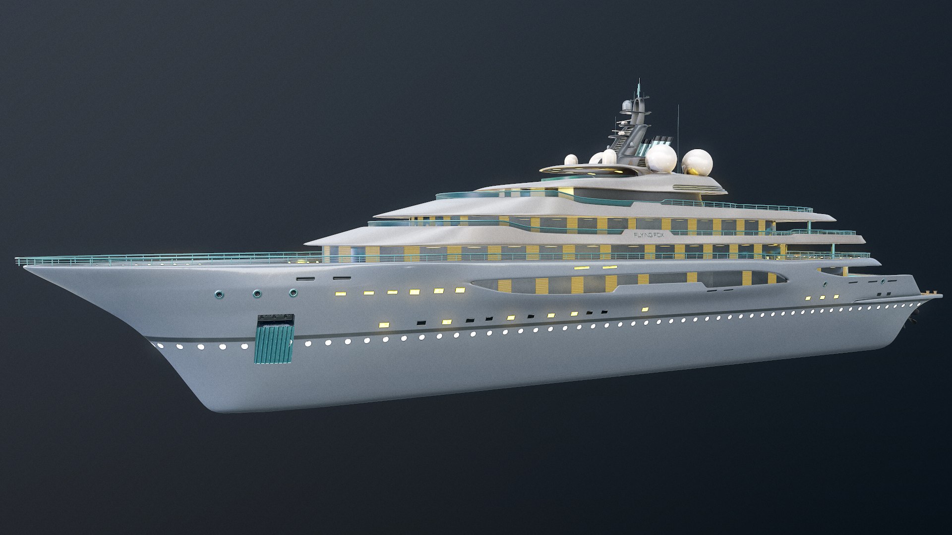 3D flying fox ship model - TurboSquid 1619280