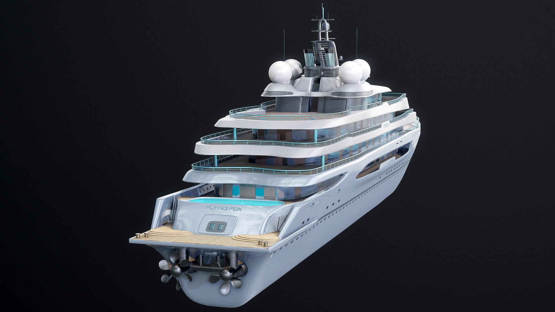 3D Flying Fox Ship Model - TurboSquid 1619280