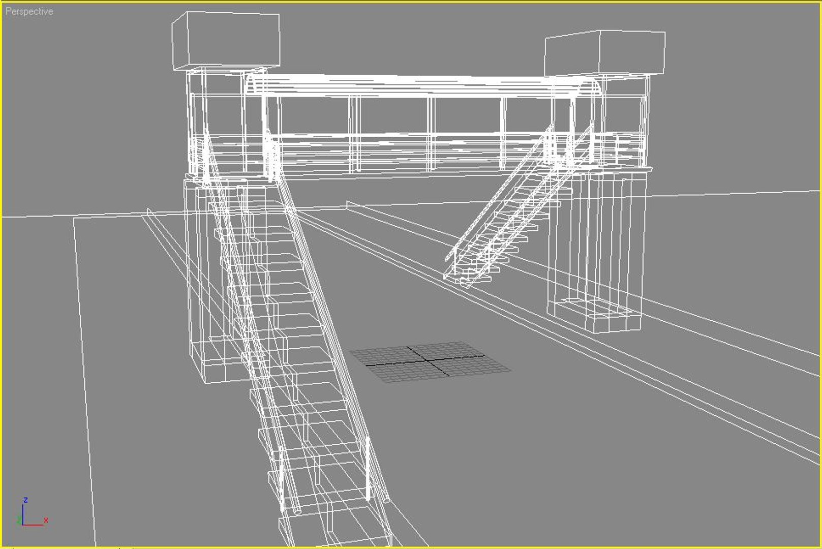 3ds Max Foot Bridge