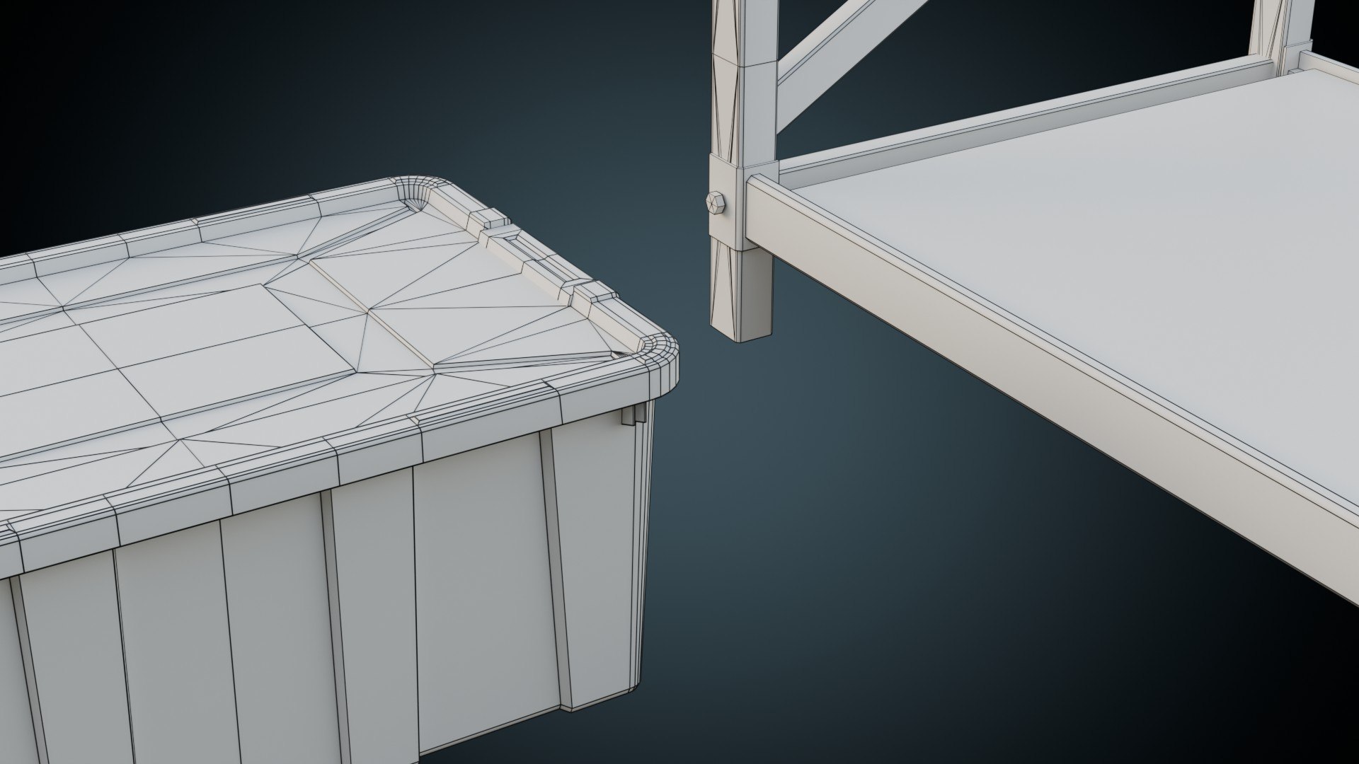 3D Shelf And Storage Box 1B Model - TurboSquid 2296056