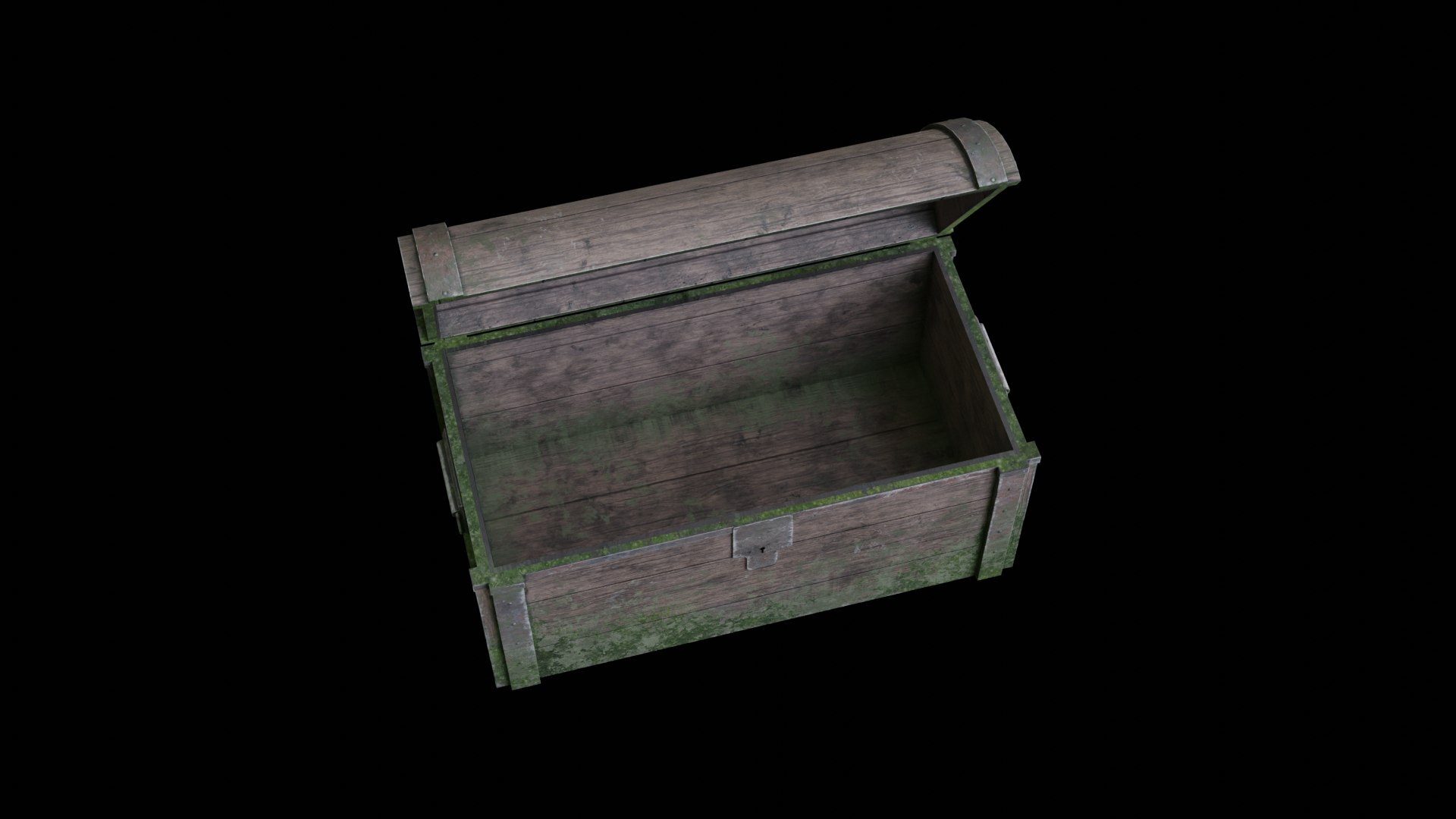 Mossy Waterlogged Treasure Chest 4K Model - TurboSquid 1951309