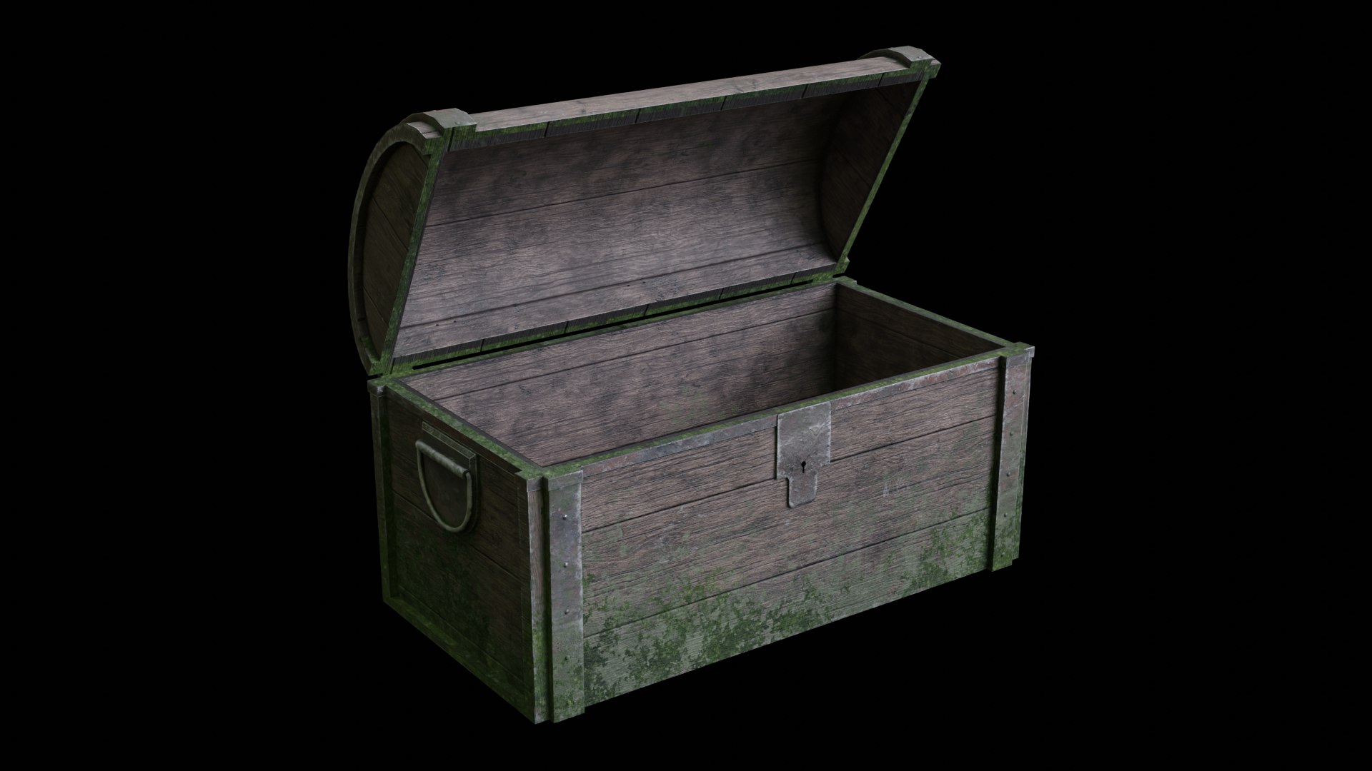 Mossy Waterlogged Treasure Chest 4K Model - TurboSquid 1951309