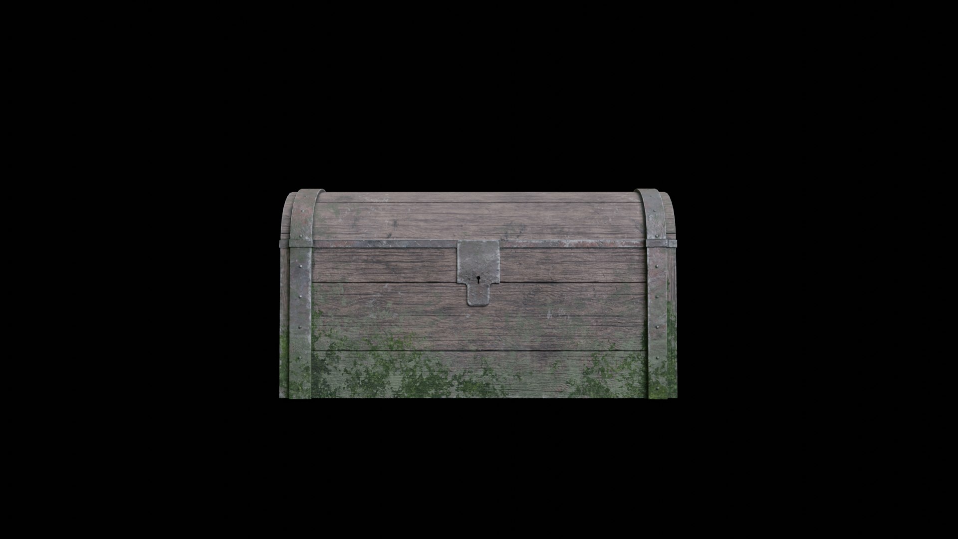 Mossy Waterlogged Treasure Chest 4K Model - TurboSquid 1951309