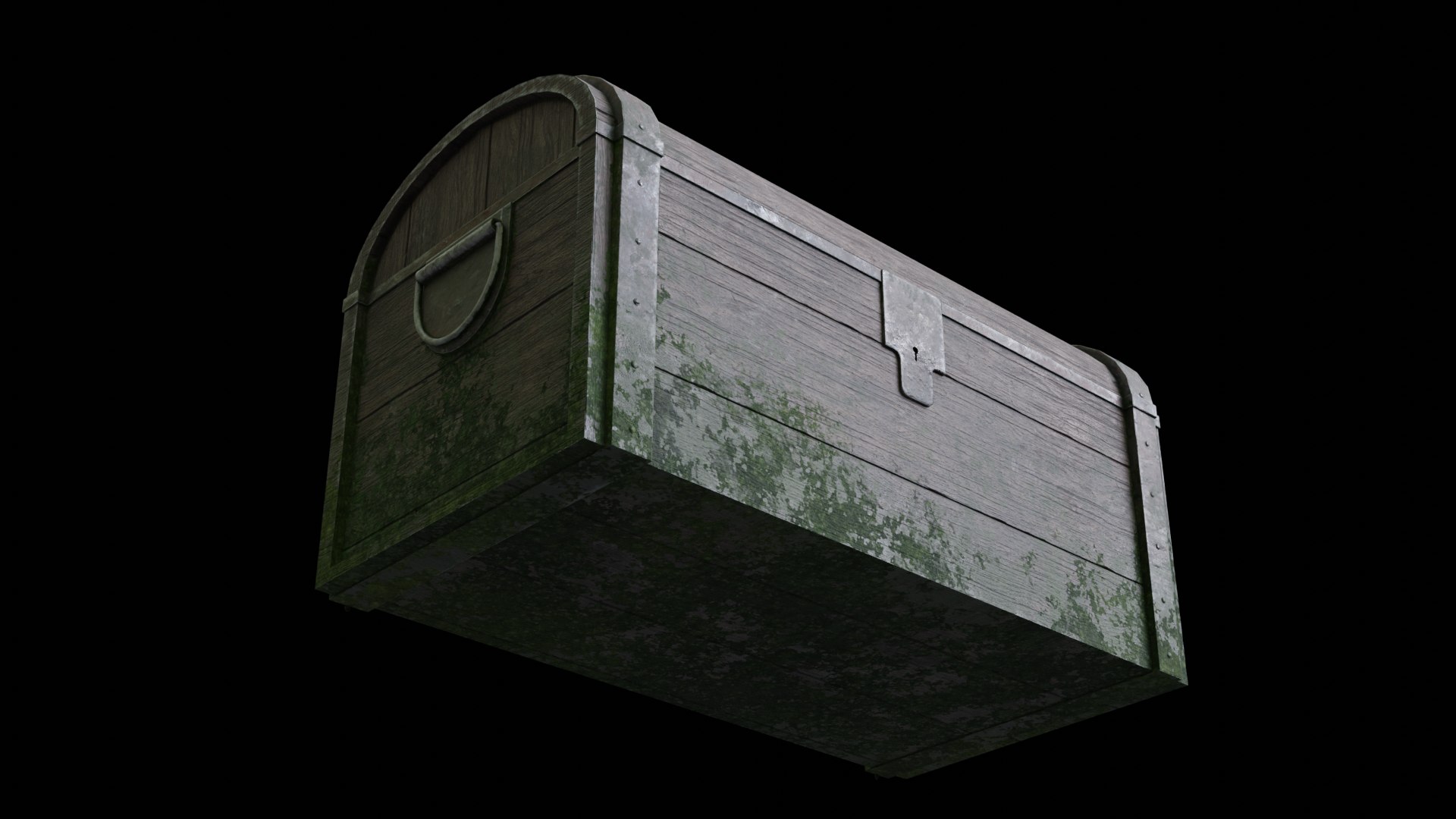 Mossy Waterlogged Treasure Chest 4K Model - TurboSquid 1951309
