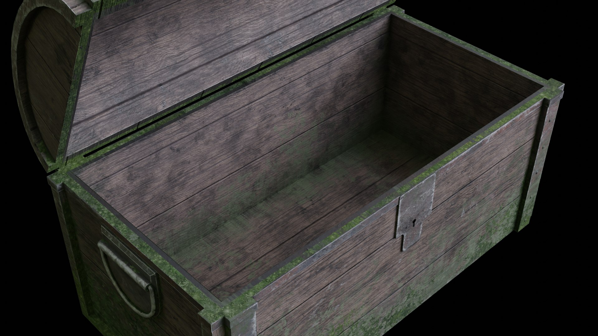 Mossy Waterlogged Treasure Chest 4K Model - TurboSquid 1951309