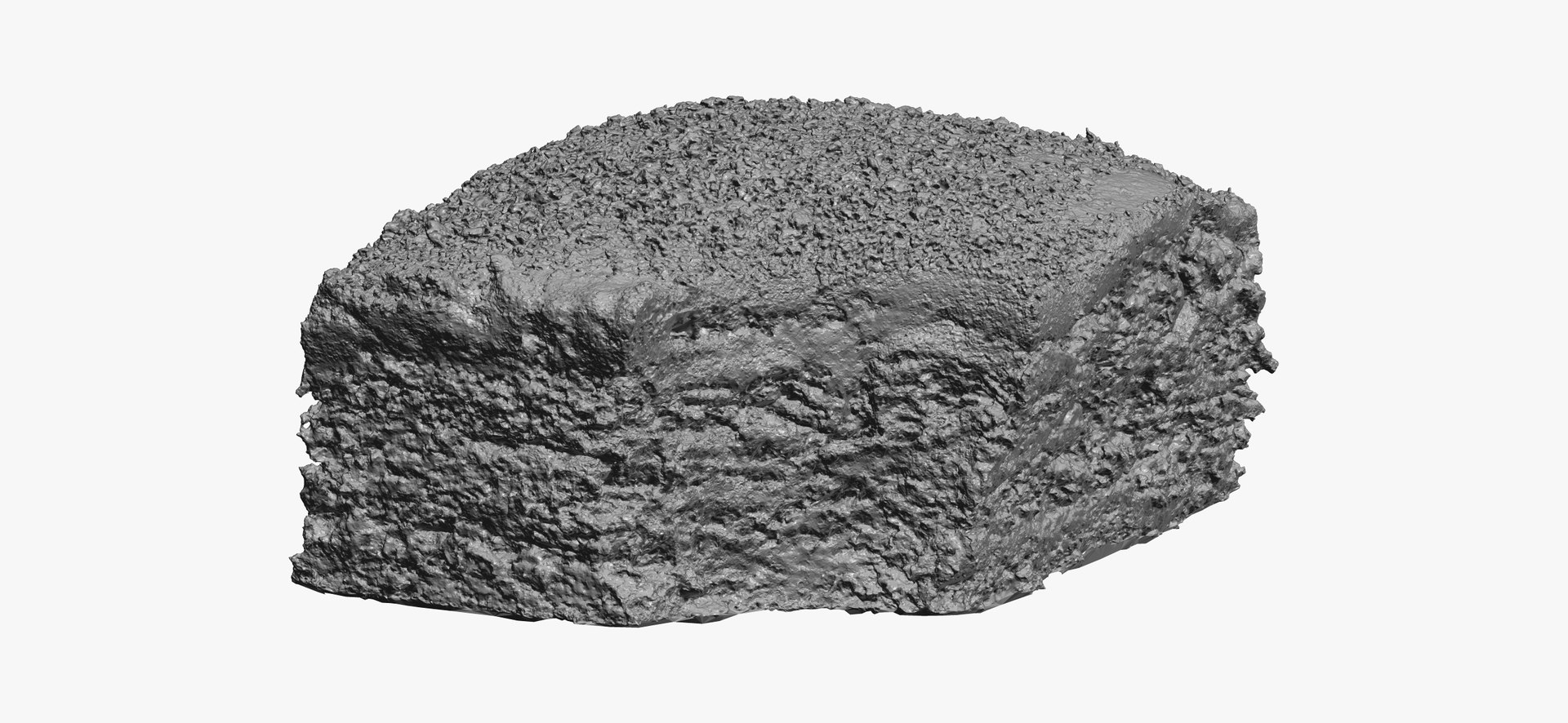 3D Nutella Homemade Cake Piece 01 Bitten RAW Scan - TurboSquid 1957028