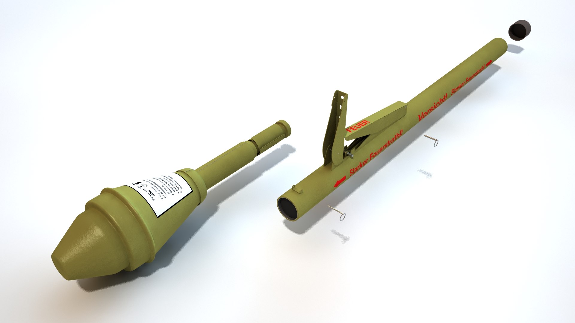 PanzerFaust60 3D Model - TurboSquid 1724491