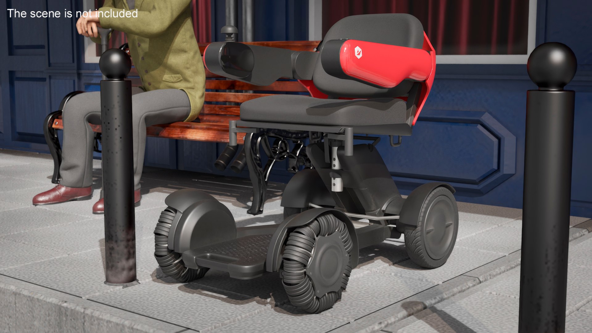 3D JBH Smart Power Wheelchair - TurboSquid 2308469