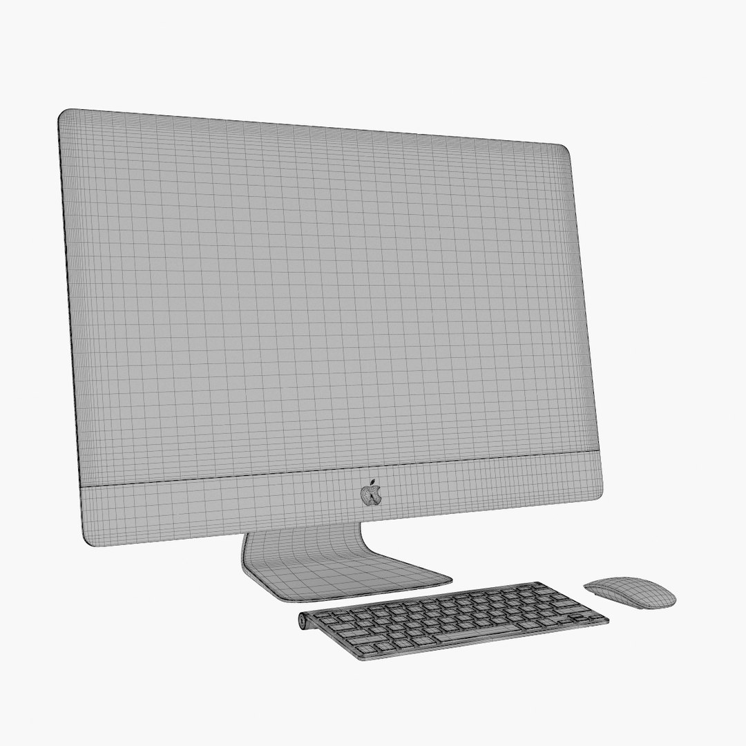 Apple Imac 27 3d Model