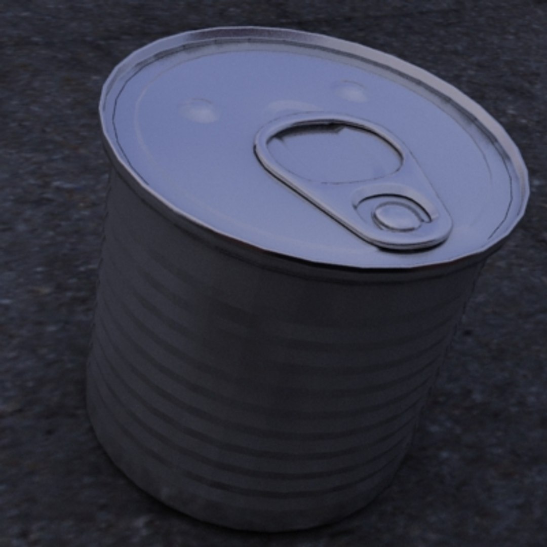 Aluminum Pop Tab 3d Model