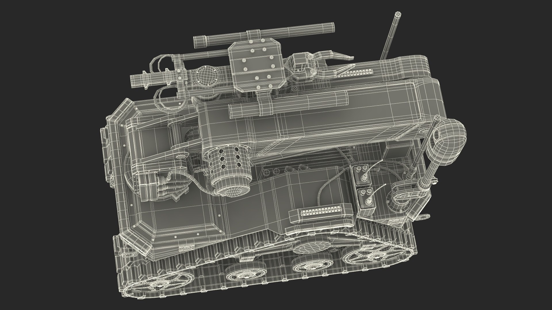 3D model Shabby Multifunctional Robotic System Harris T7 - TurboSquid ...