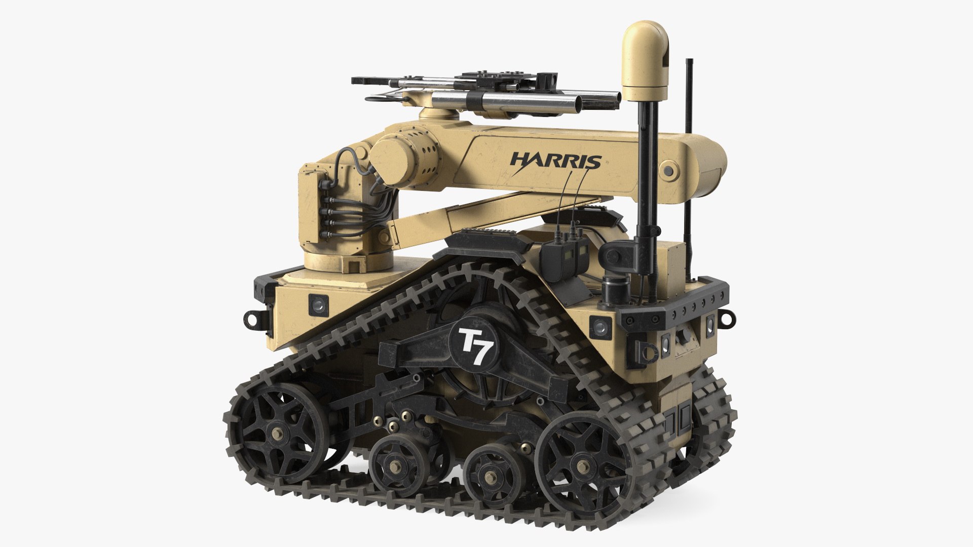 3D model Shabby Multifunctional Robotic System Harris T7 - TurboSquid ...