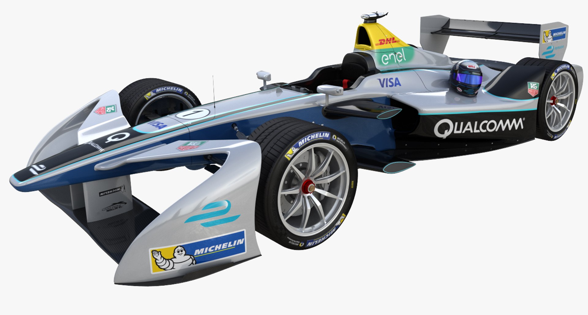 3d Model Formula E Spark Renault