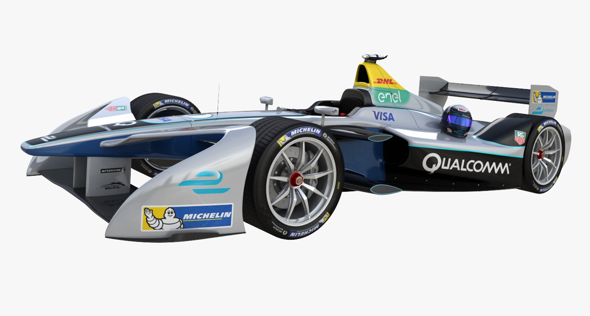 3d Model Formula E Spark Renault