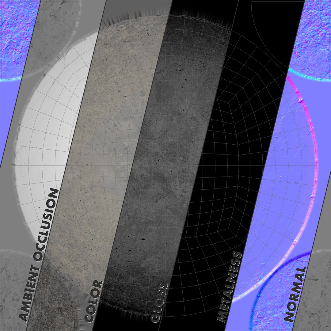 Free Concrete Hemisphere Barrier Pack 1 3D Model - TurboSquid 1373616