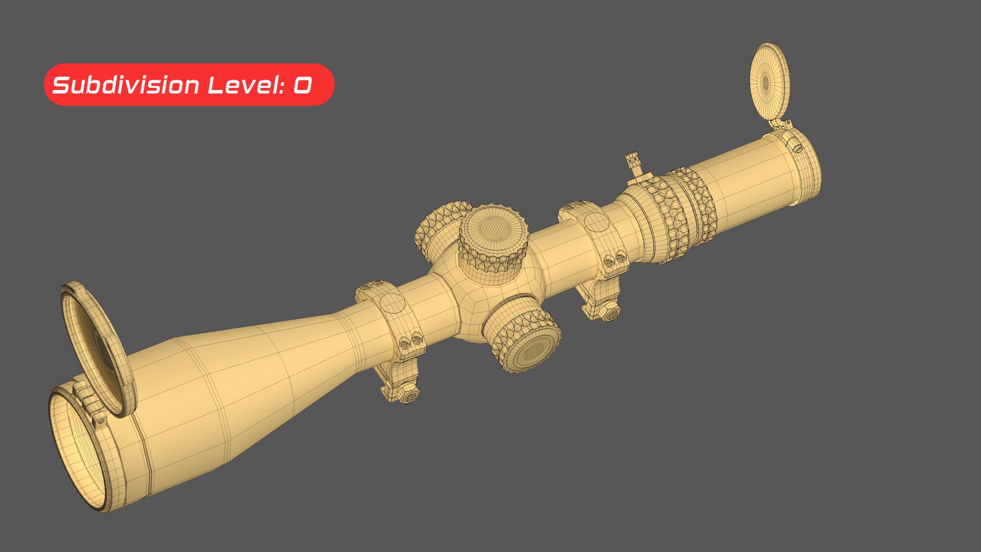 3D Model Nightforce Military Scope - TurboSquid 1682807