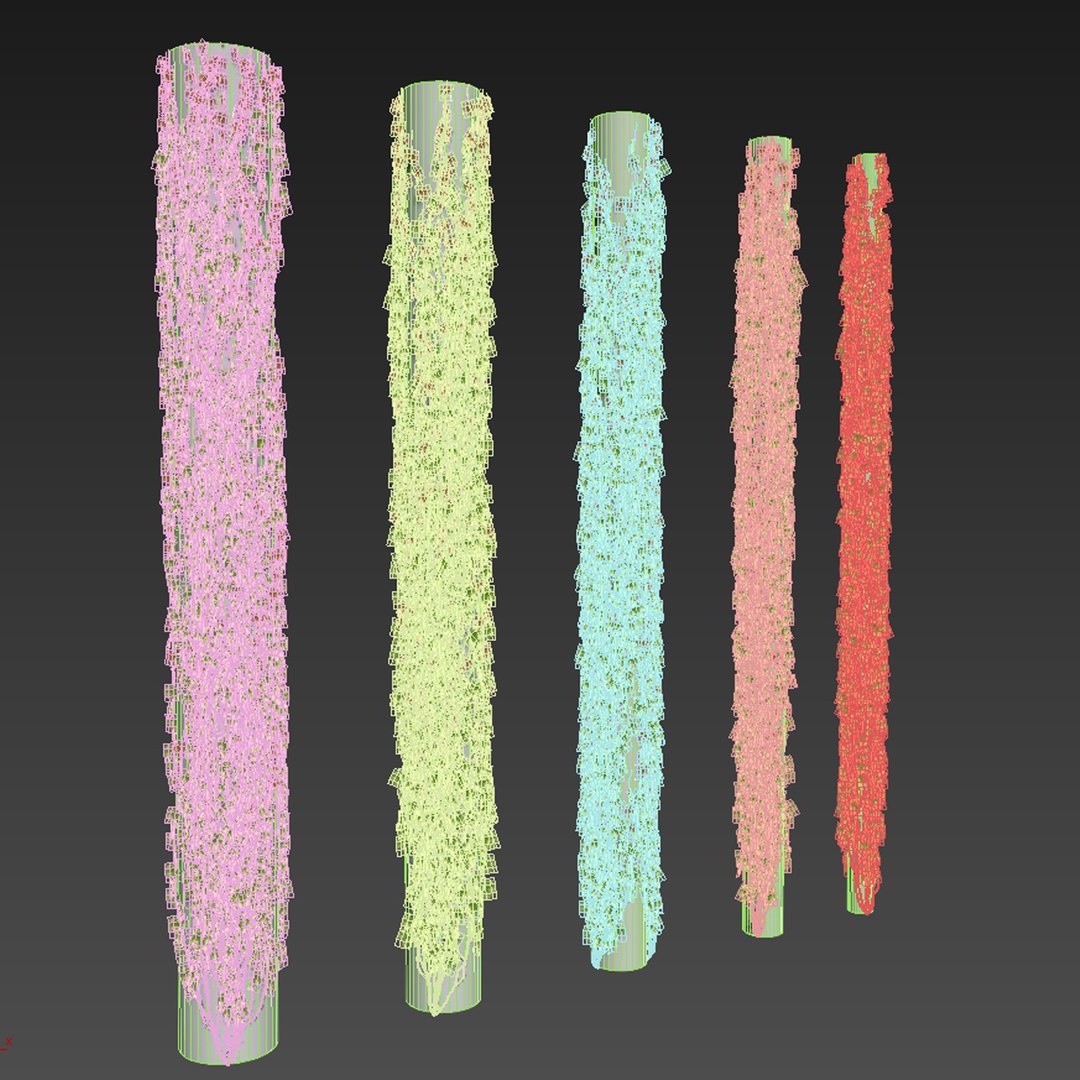 Column With Ivy V2 Model - TurboSquid 1873997