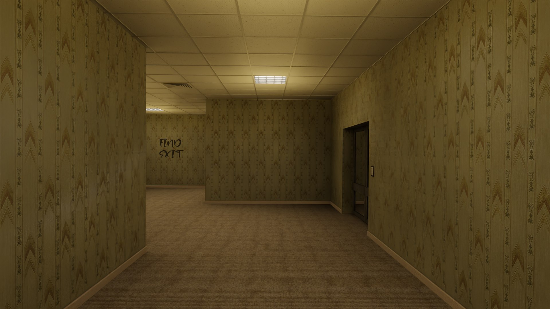 3D Model The Backrooms Maze - TurboSquid 2331866