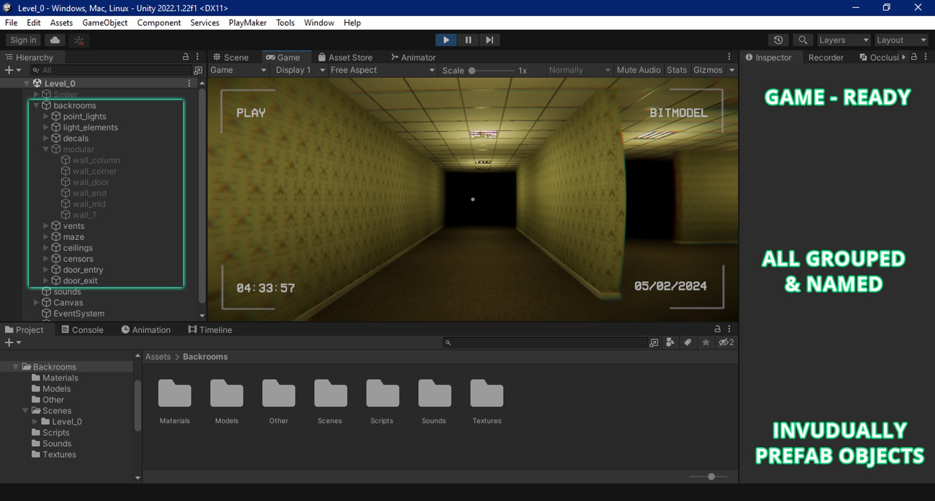 3D Model The Backrooms Maze - TurboSquid 2331866