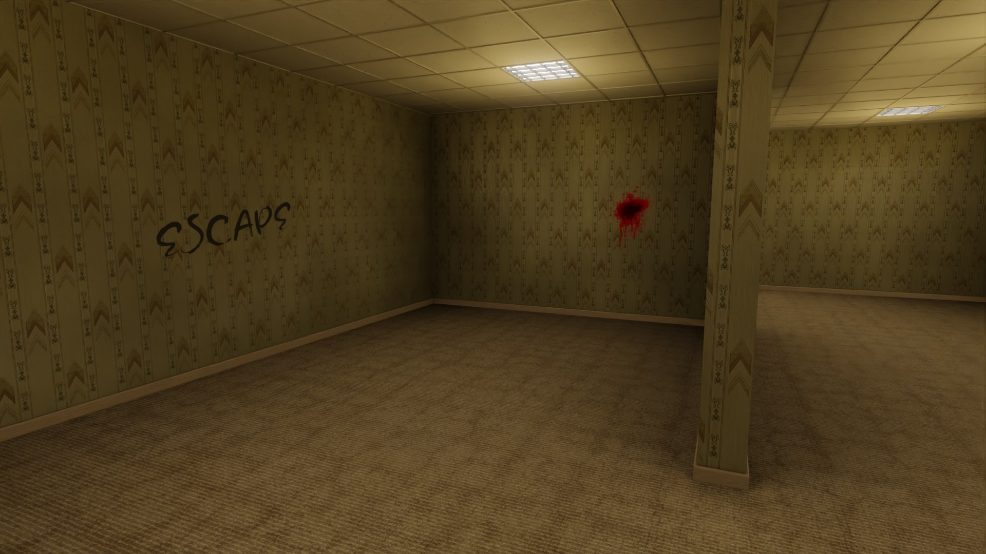 3D Model The Backrooms Maze - TurboSquid 2331866