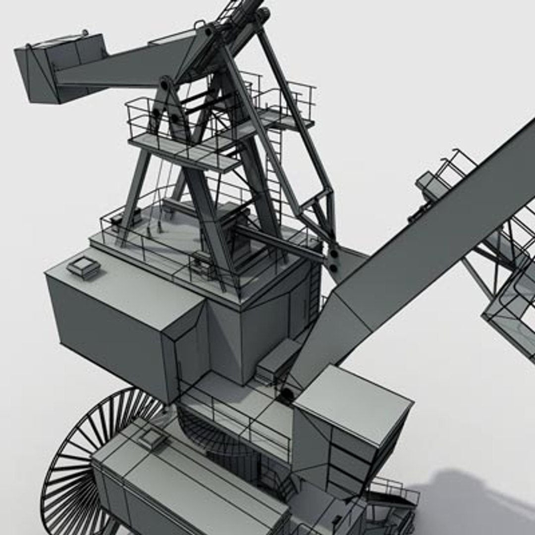 Crane Harbor 3d Model