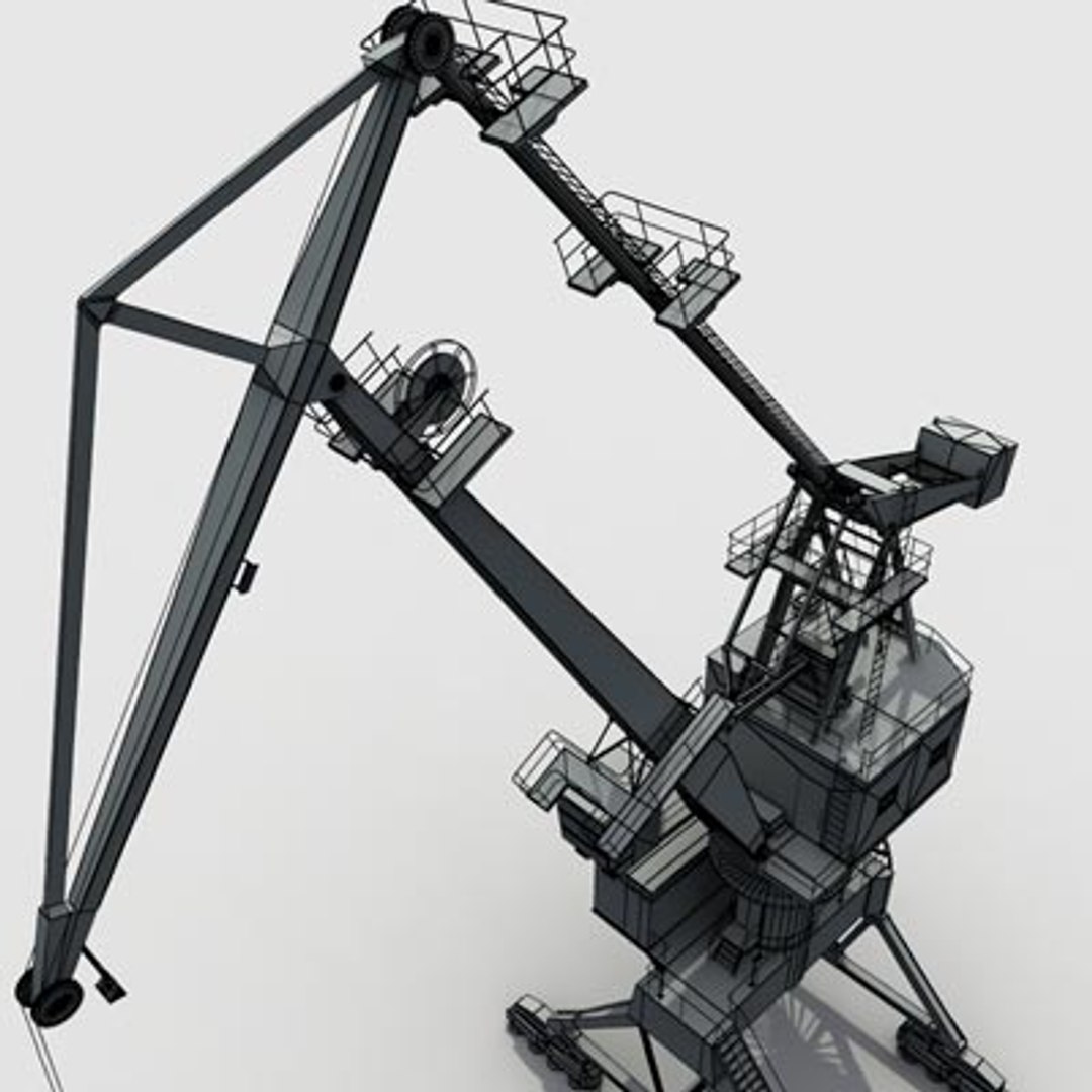 Crane Harbor 3d Model