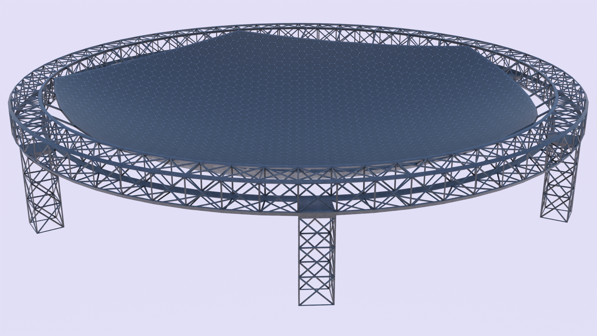 Solar Panels Dish PBR 3D Model - TurboSquid 2141757