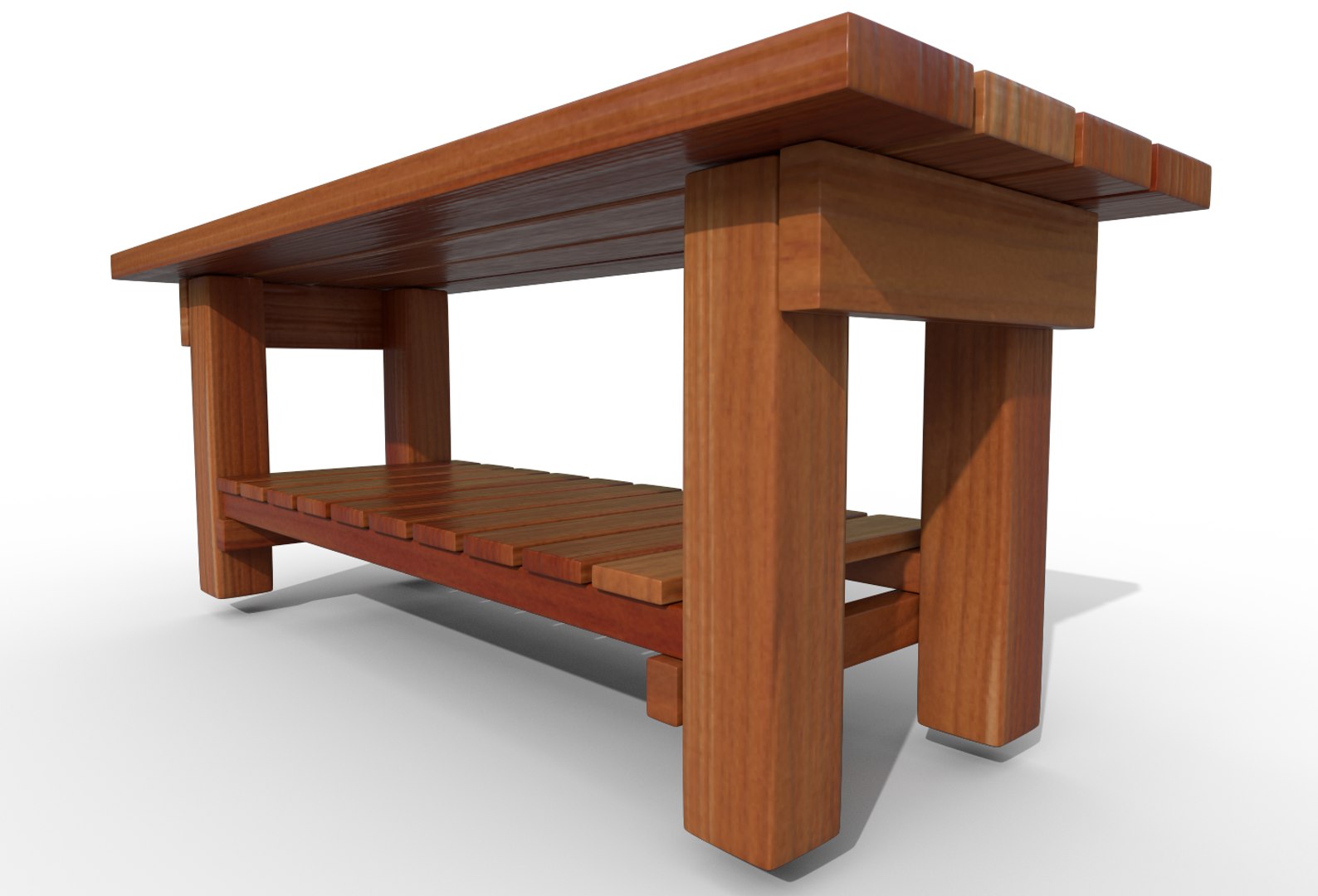 Wood shop bench 3D - TurboSquid 1510584