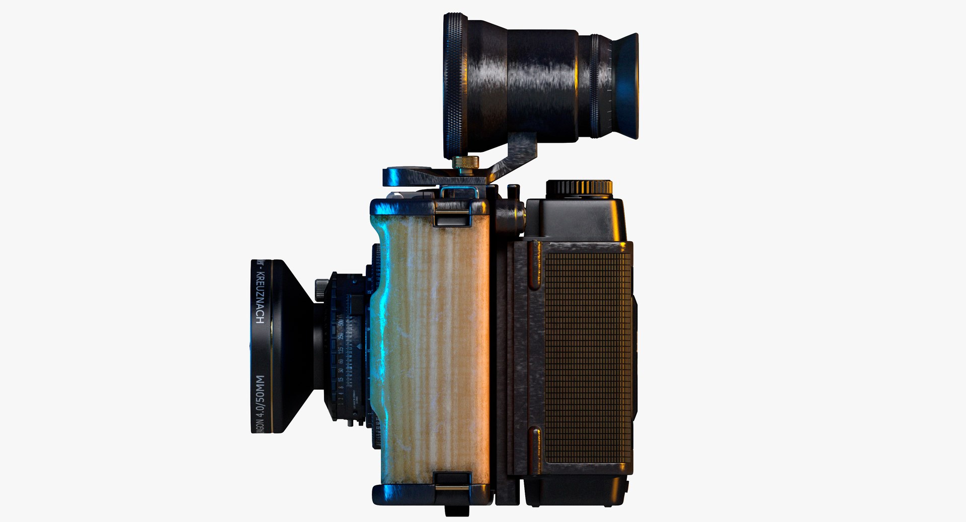 3d Alpa Vintage Camera Model