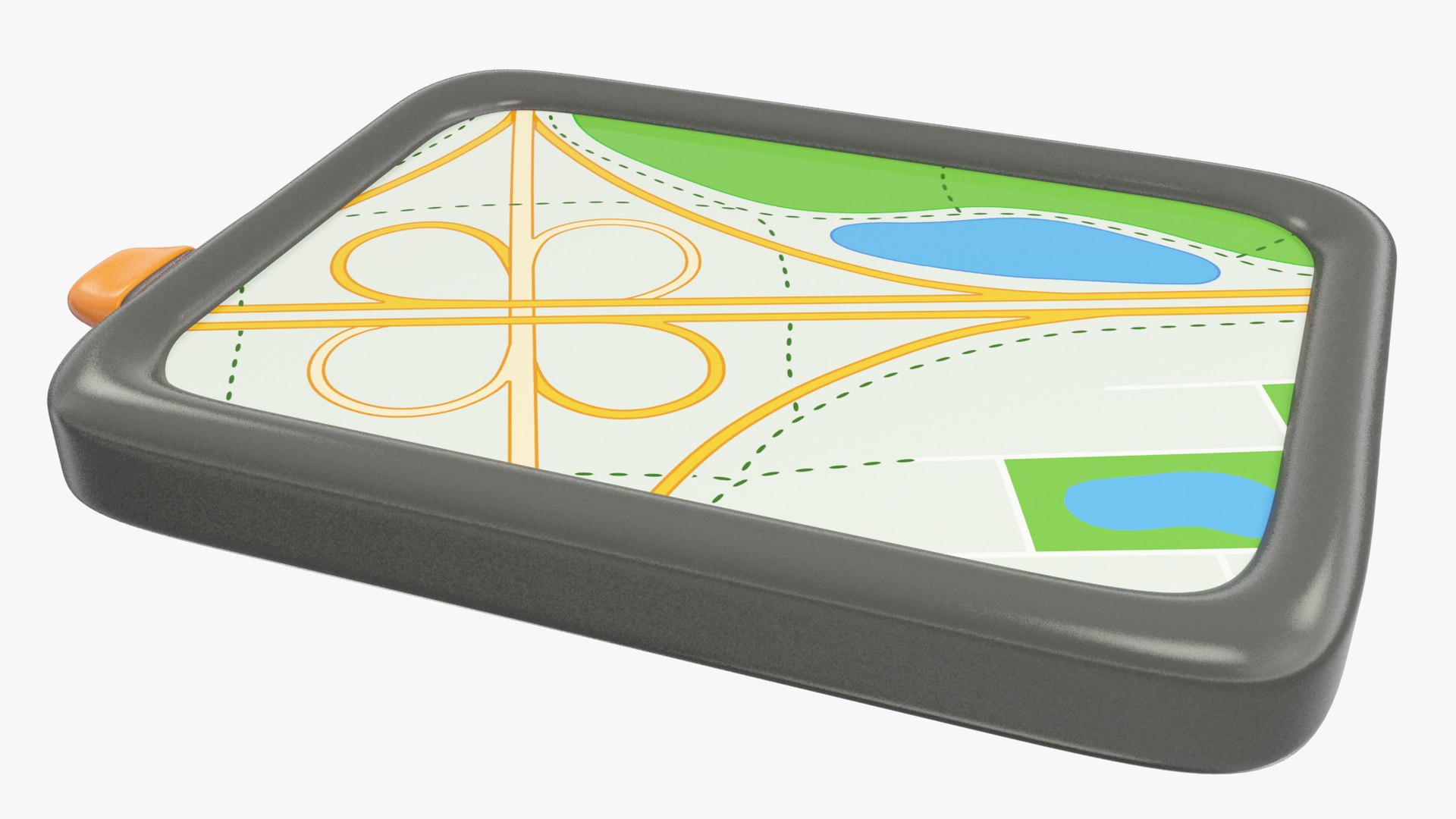 3D Cartoon Gps Navigator - TurboSquid 1664204