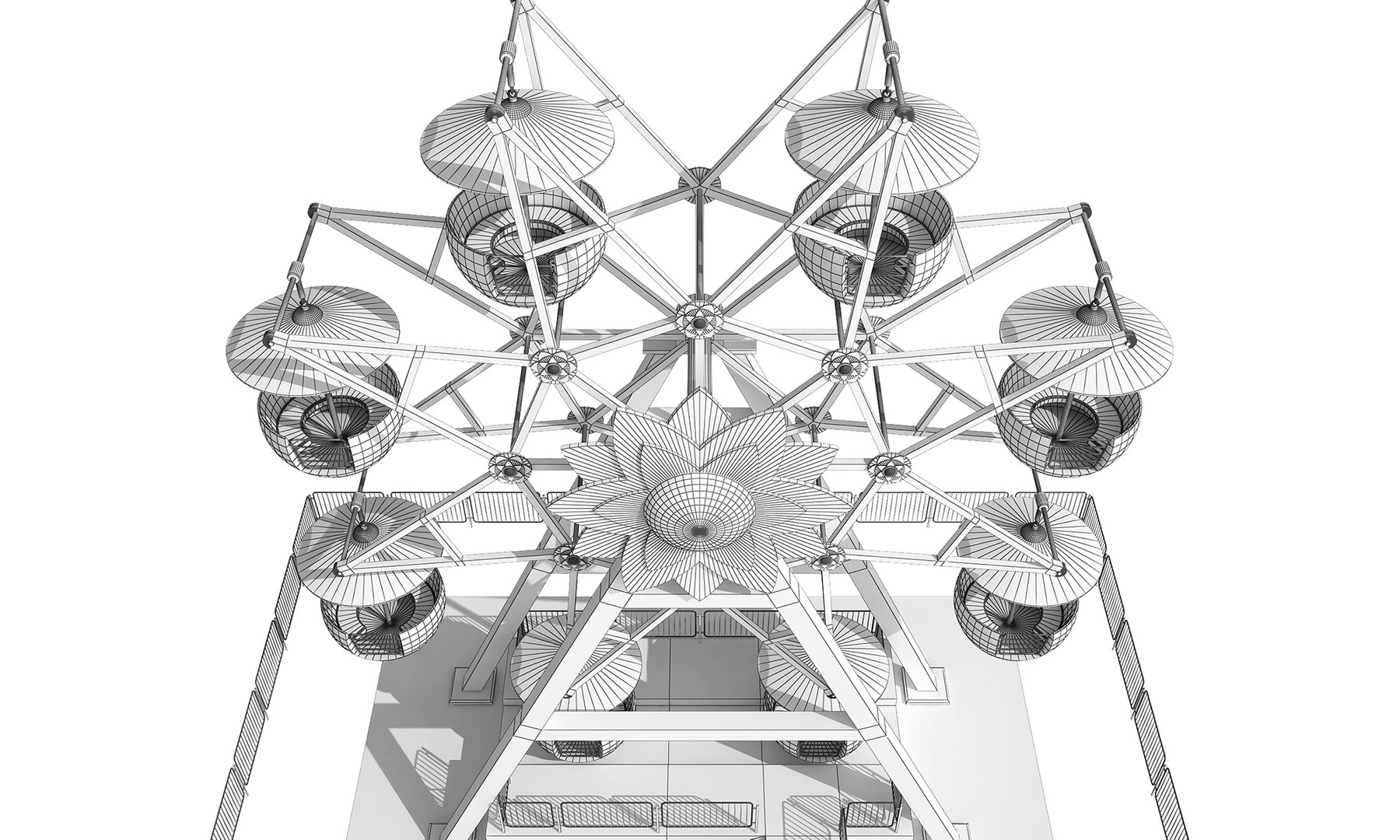 Ferris Wheel Kids Model - TurboSquid 1633544