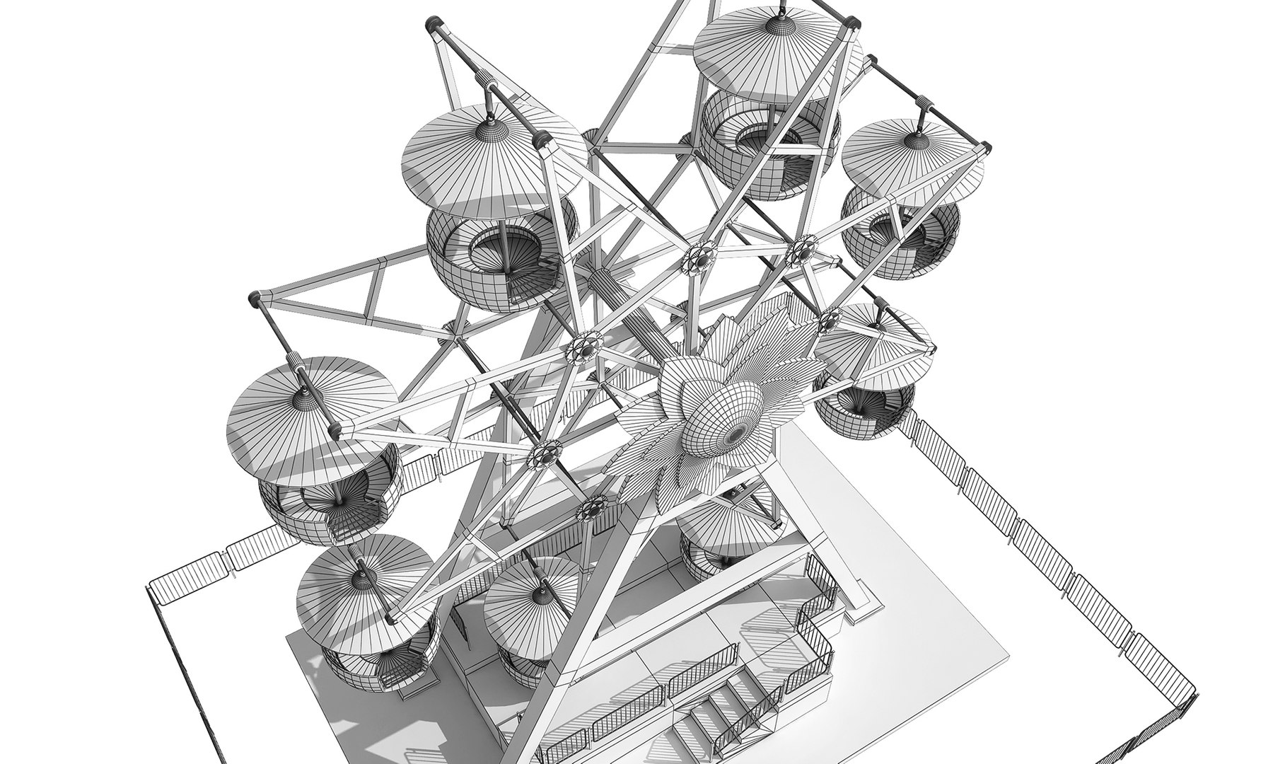 Ferris Wheel Kids Model - TurboSquid 1633544
