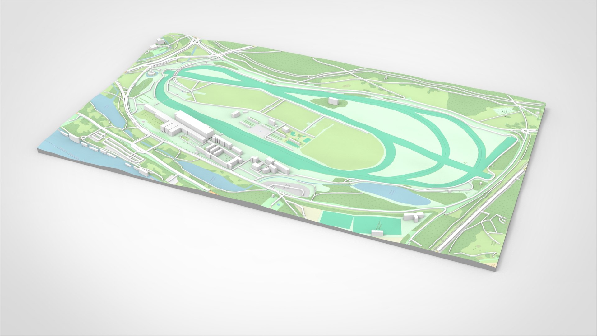 3D Model Longchamp Racecourse Paris France - TurboSquid 2372078