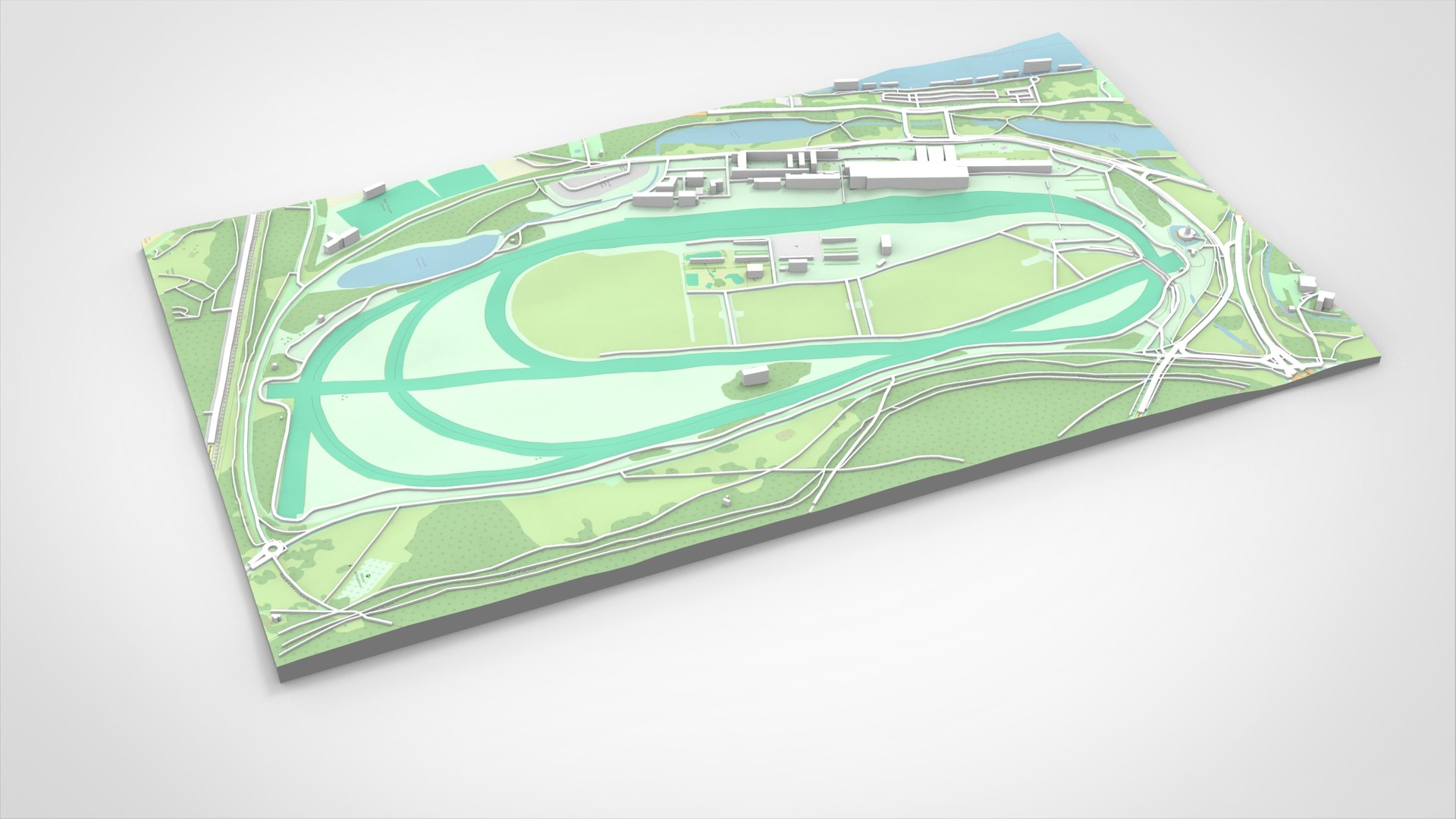 3D Model Longchamp Racecourse Paris France - TurboSquid 2372078