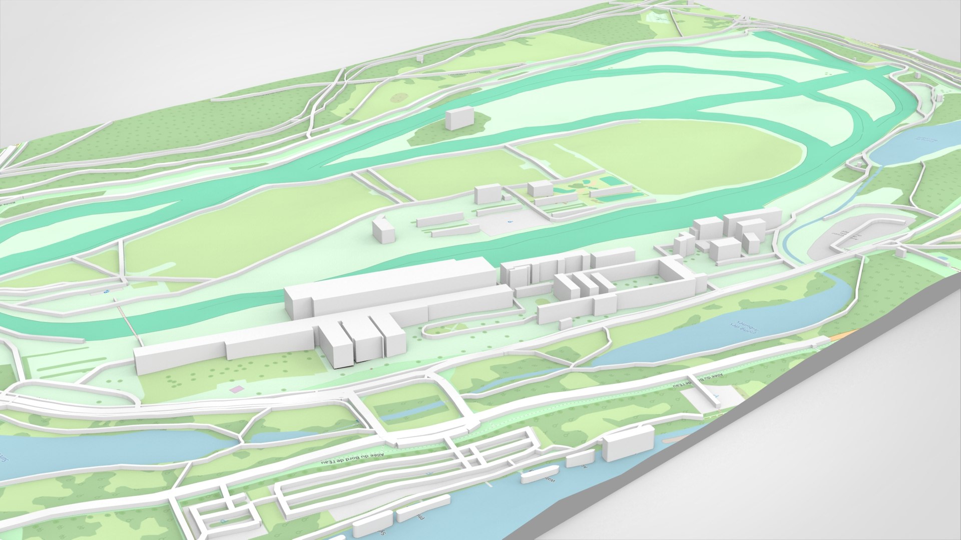3D Model Longchamp Racecourse Paris France - TurboSquid 2372078