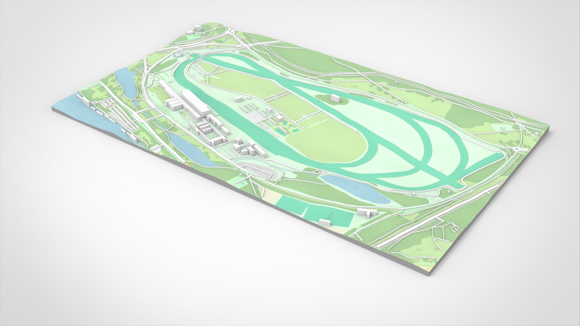 3D Model Longchamp Racecourse Paris France - TurboSquid 2372078