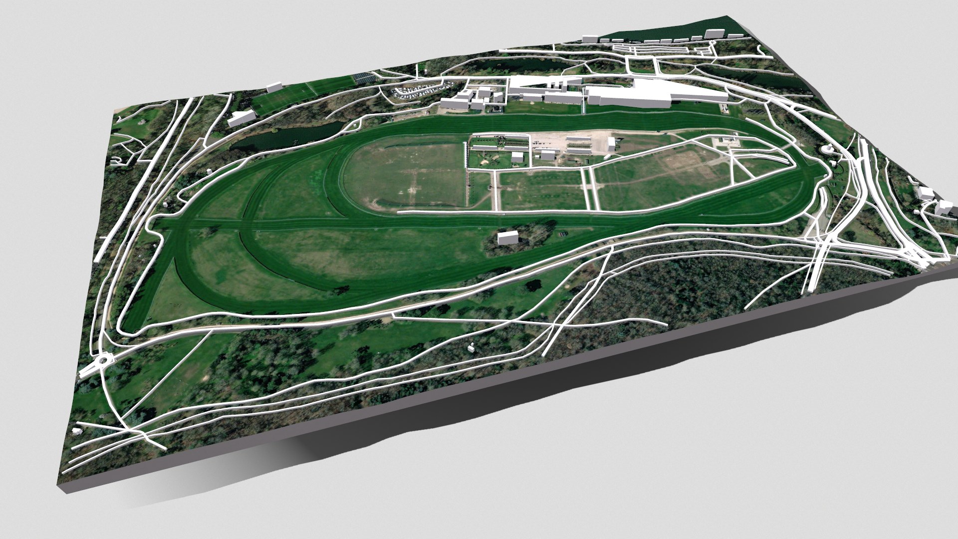 3D Model Longchamp Racecourse Paris France - TurboSquid 2372078