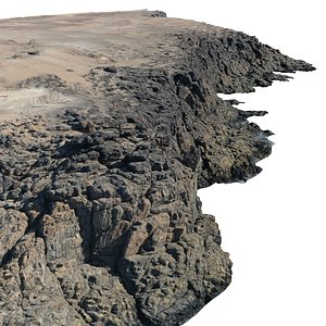 Ocean Cliff Terrain 16 K 3D Model - TurboSquid 2164491