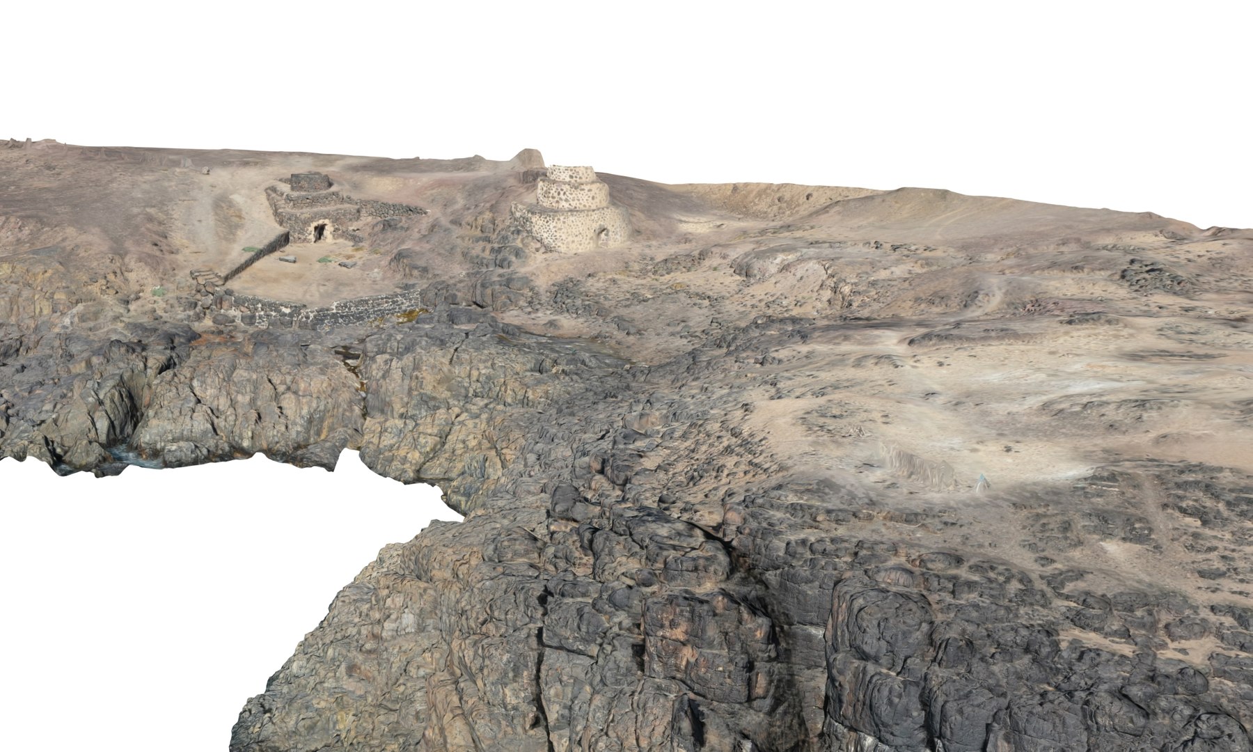 Ocean Cliff Terrain 16 K 3D - TurboSquid 2164822