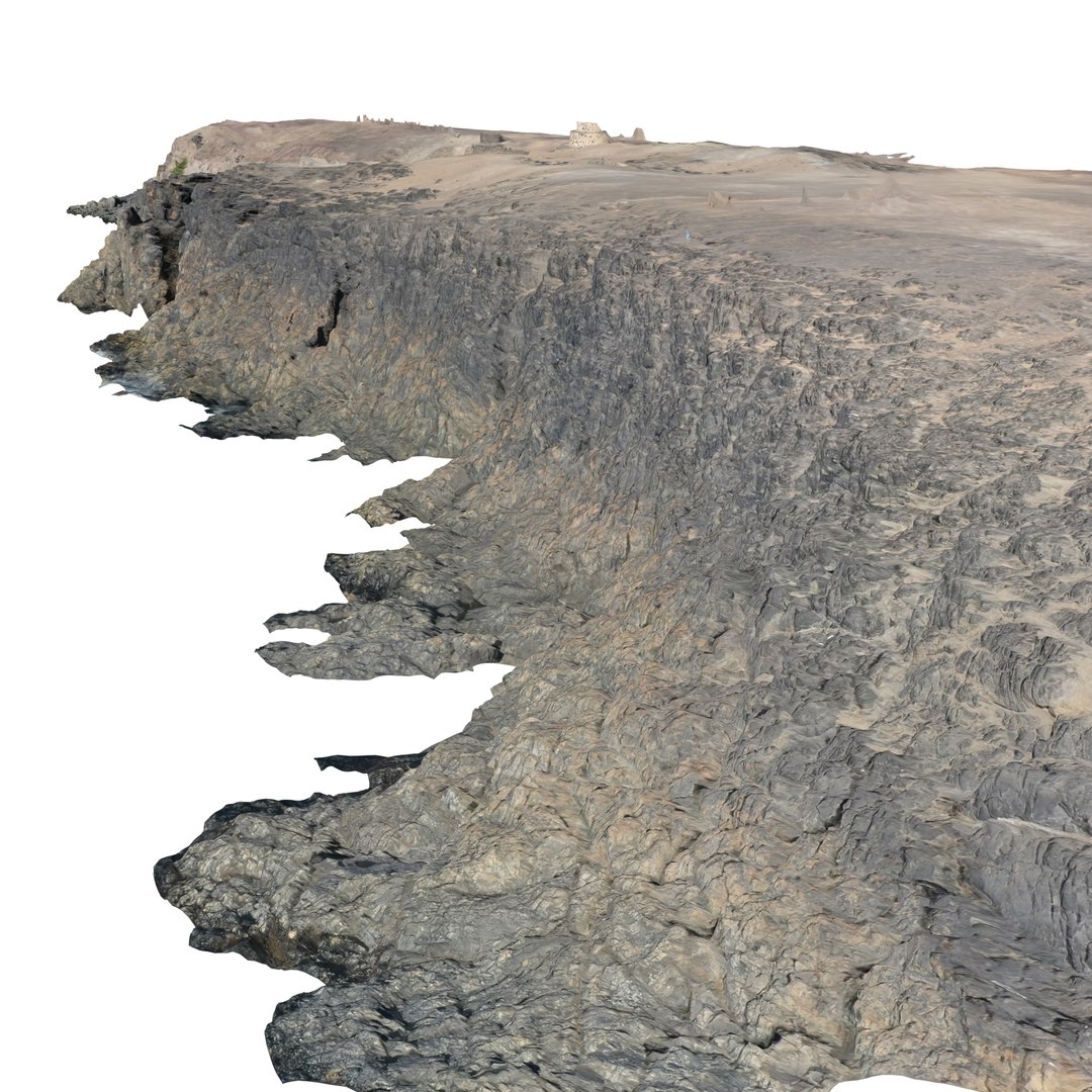 Ocean Cliff Terrain 16 K 3D - TurboSquid 2164822