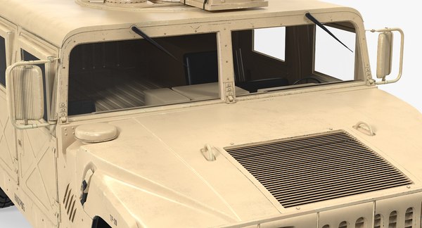 HMMWV TOW 미사일 운반기 M966 단순한 사막의 사막 3D 모델 - TurboSquid 1101668