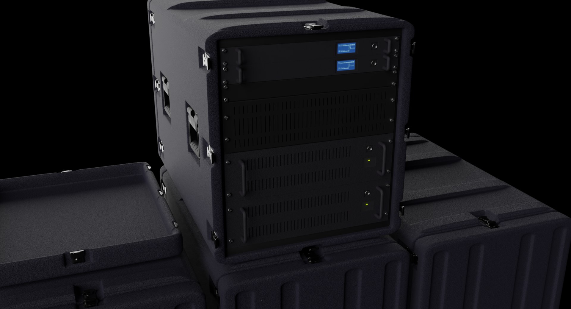 3D Field Rack Mount Case - TurboSquid 1334183