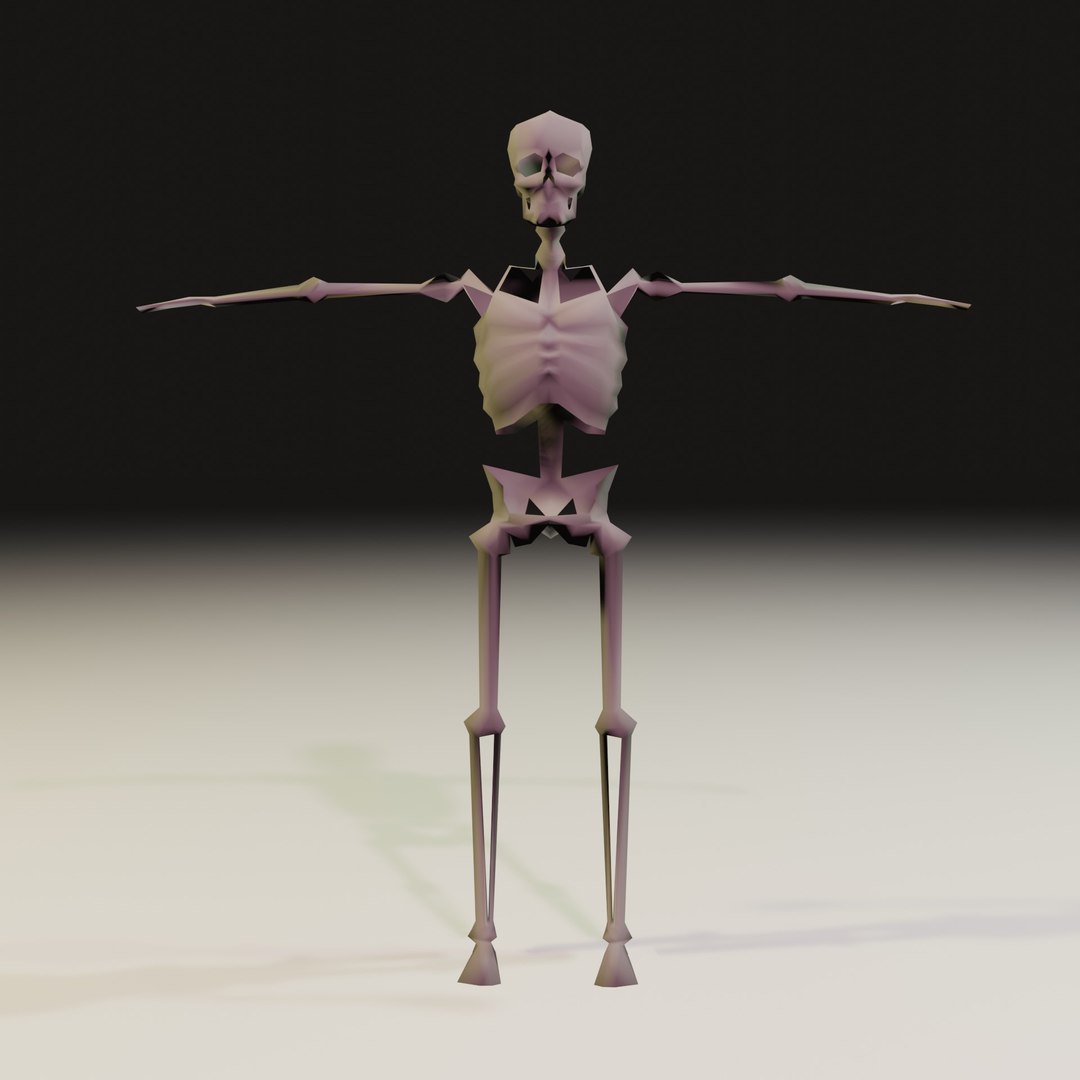 3D model Lowpoly Skelton Monster - TurboSquid 1865836