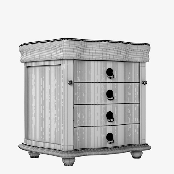 3D jewelry box model - TurboSquid 1442755